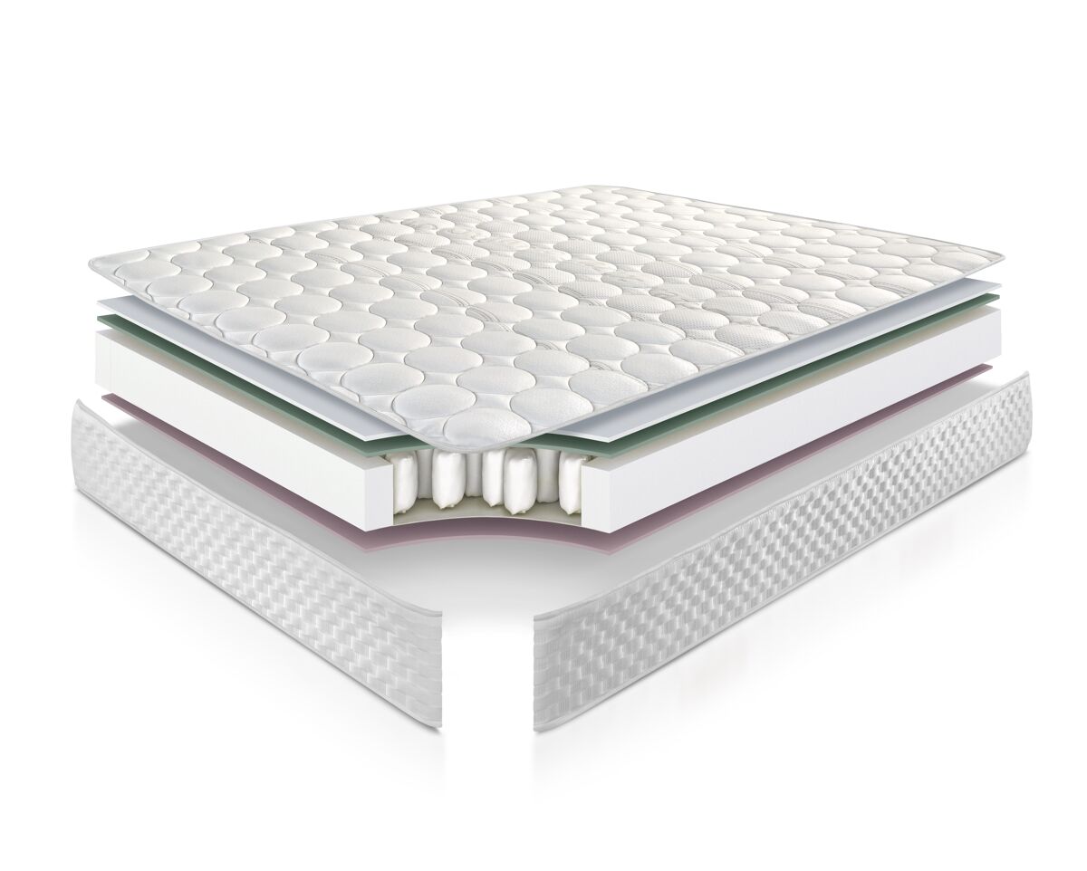 Colchón ensacado y látex 150x190cm BOOMER LATEX 1 SOMNALIS - Conforama