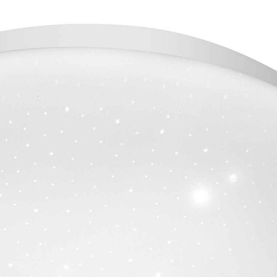 lampara plafon policarbonato color blanco serie calã­gulas 60cm - Conforama