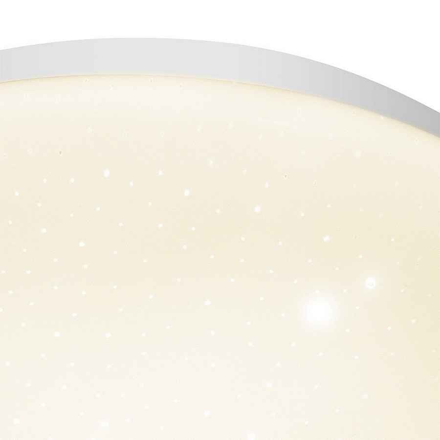 lampara plafon policarbonato color blanco serie calã­gulas 60cm - Conforama