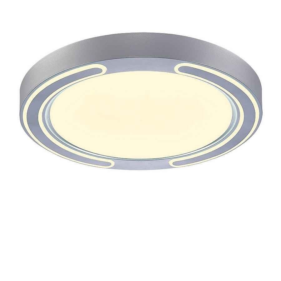 plafon policarbonato color plata serie asher 50cm - Conforama