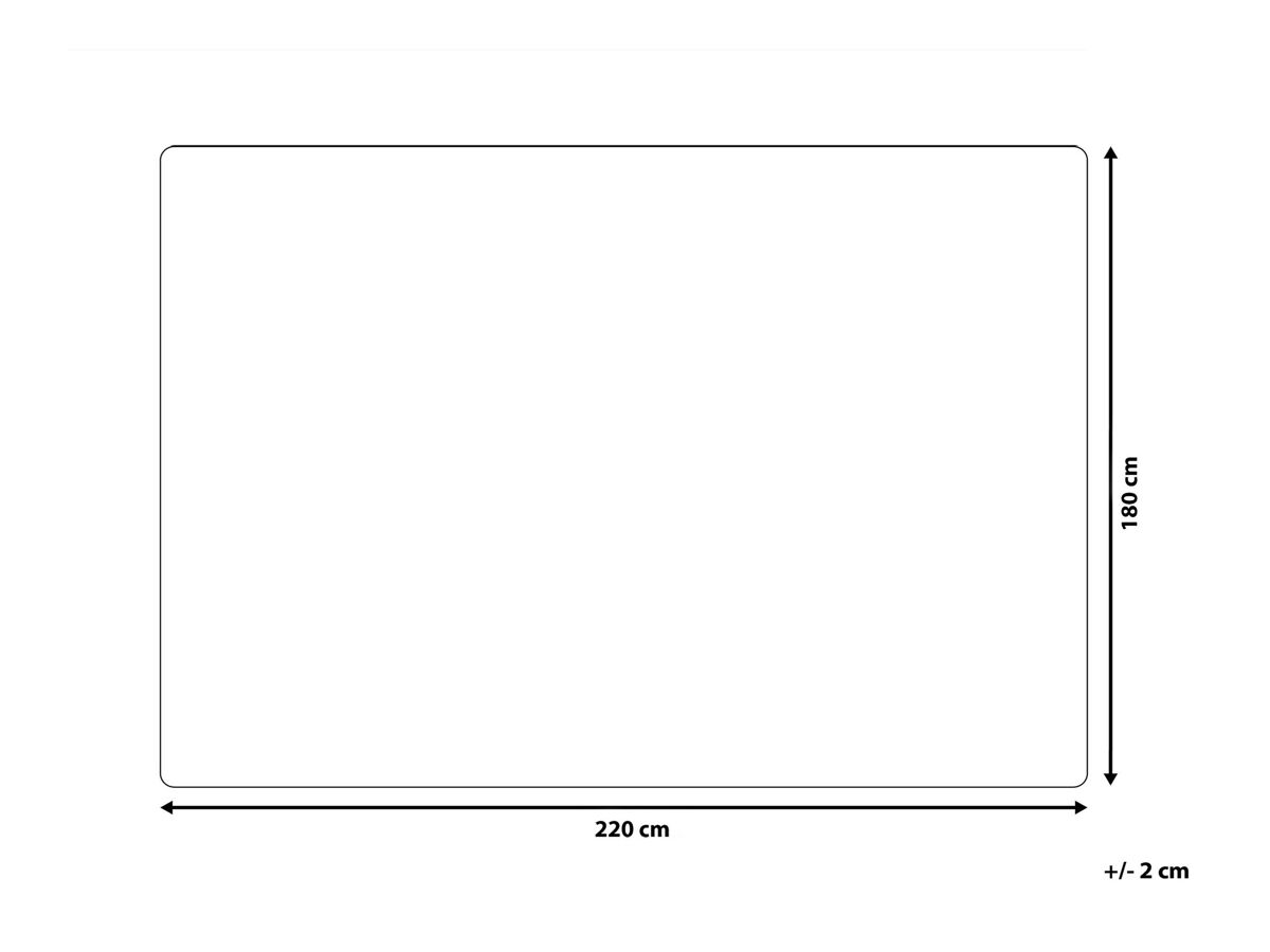 Manta ASDAD Tela 180 x 220 cm Marrón - Conforama