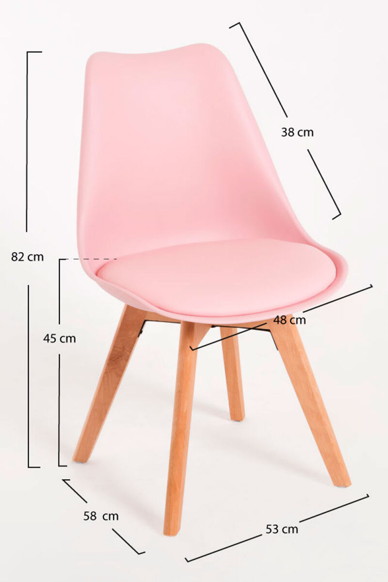 Silla Synk Basic - Rosa - Conforama