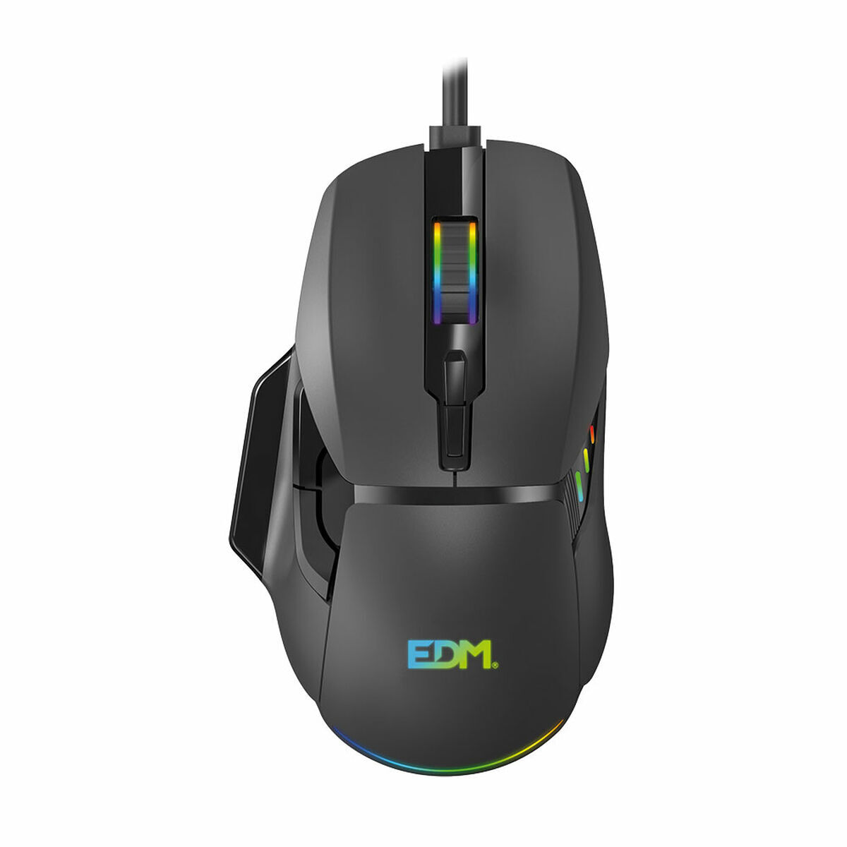 Ratón Gaming con LED EDM 07753 for players Negro 7200 dpi - Conforama