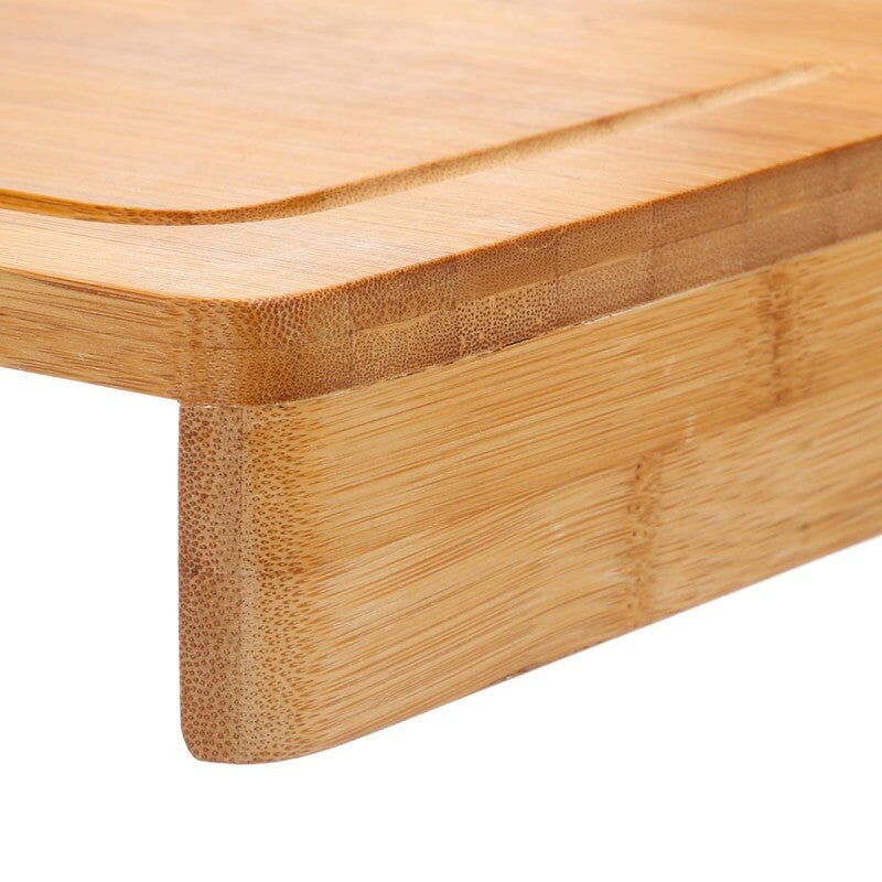 Tabla De Cortar De Bambú Con Borde Funcional - Conforama